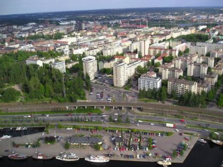 Karta över Tammerfors, Tammerfors